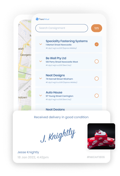 Transvirtual Mobile App - Transvirtual