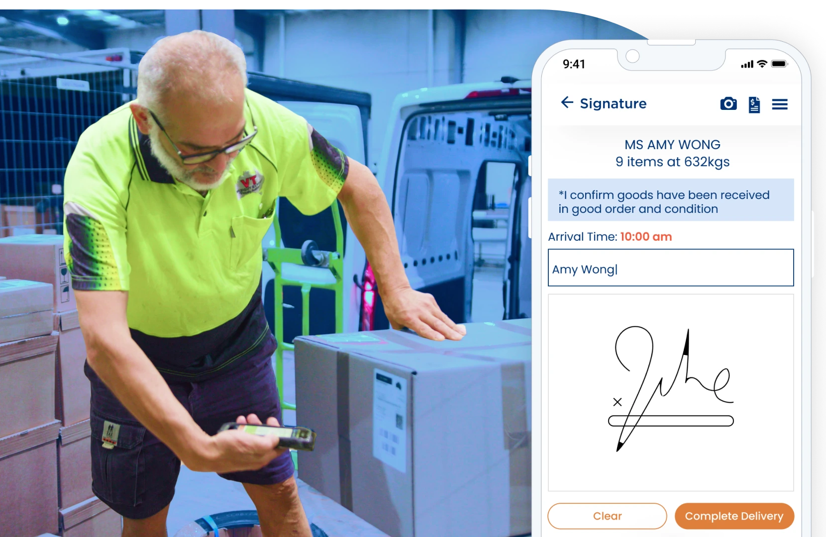 Electronic Proof of Delivery Software - EPOD System - TransVirtual