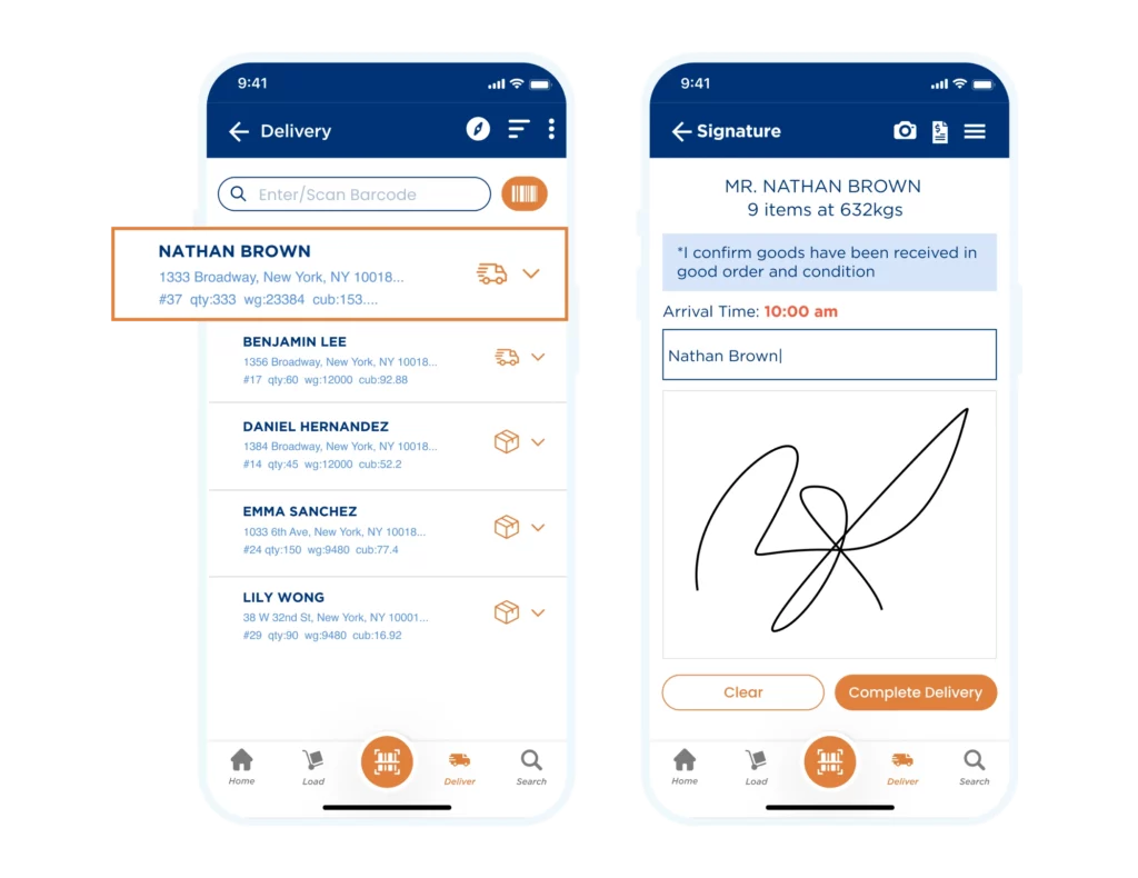 Delivery Management Software - Proof of Delivery Software - Transvirtual