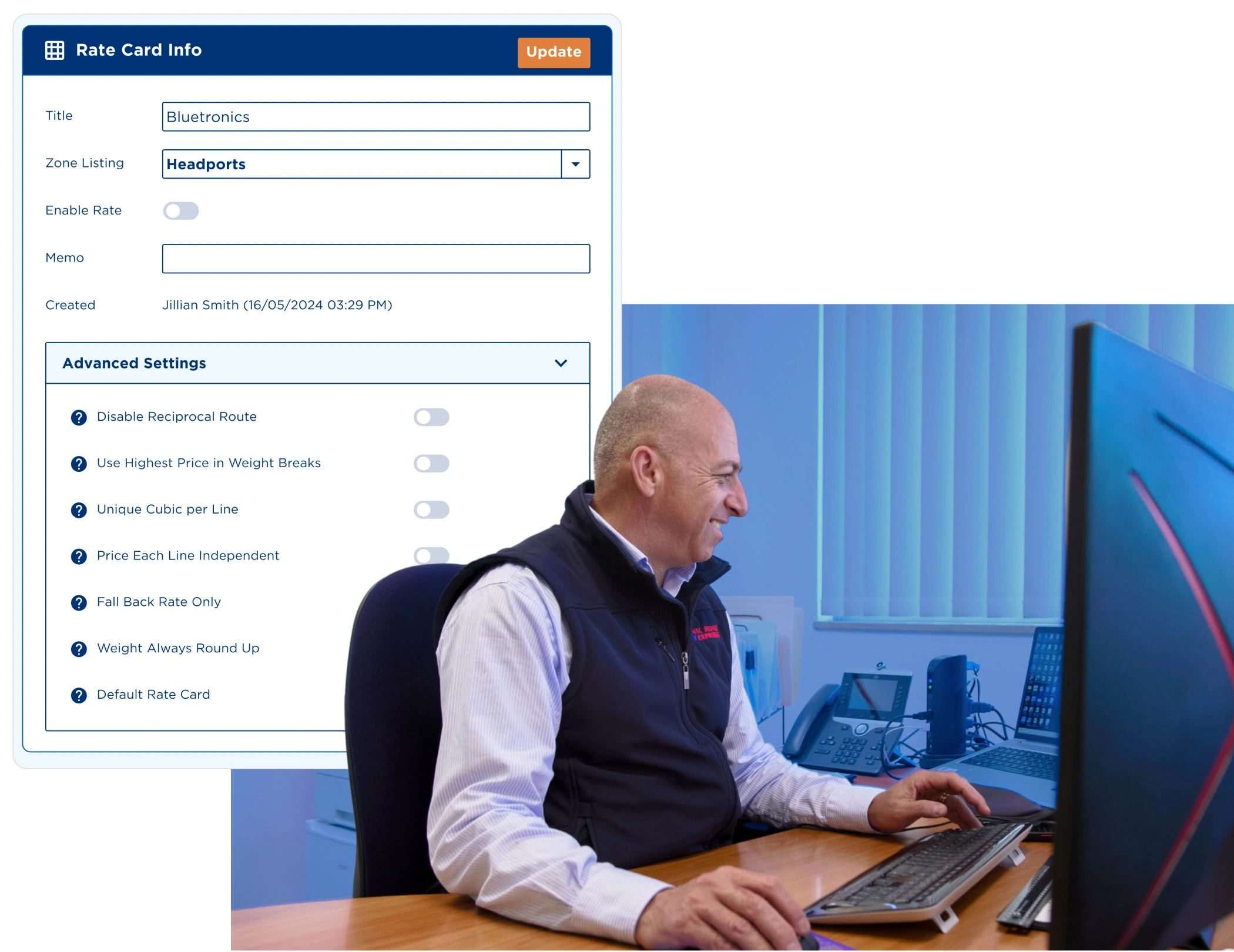 Logistics Rate Cards - Freight Rate Management - TransVirtual