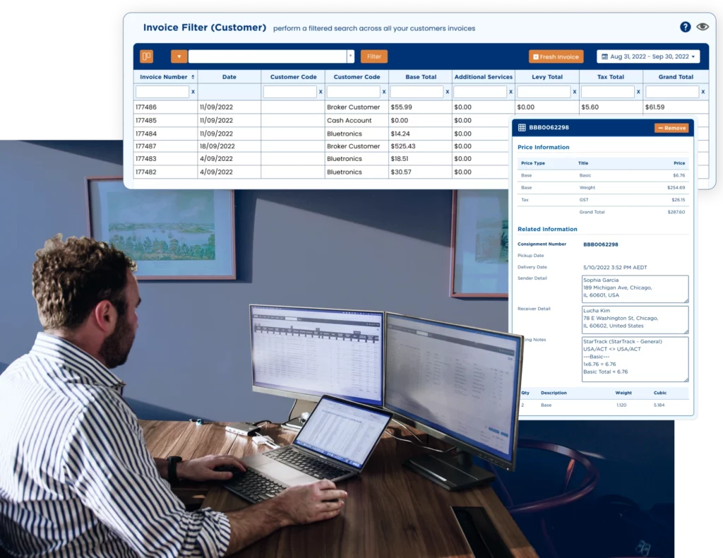 Courier Software - Parcel Tracking System - TransVirtual