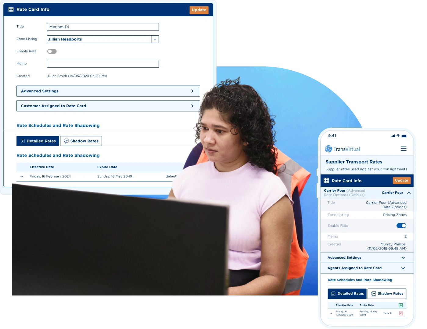 Logistics Rate Card Software - Transport Pricing System - TransVirtual