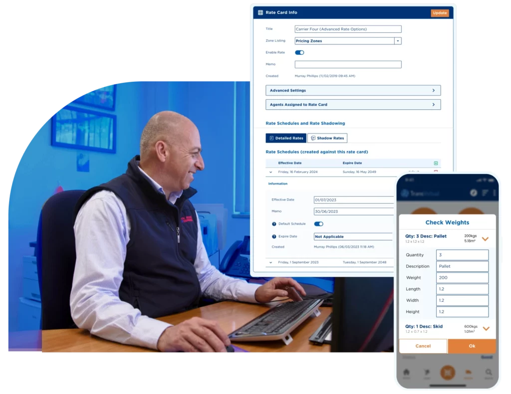 Logistics Rate Card Software - Transport Pricing System - TransVirtual